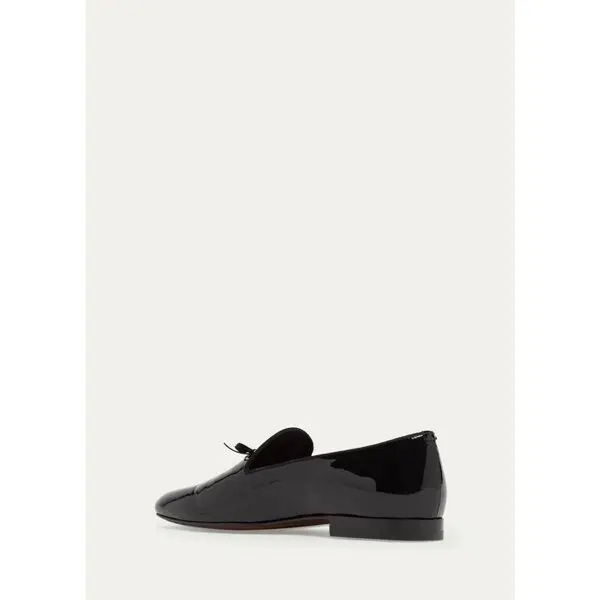 TOM FORD Scott Patent Leather Bow Loafers