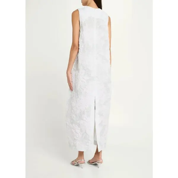 ASHLYN Lena Floral Silk-blend Jacquard Midi Dress