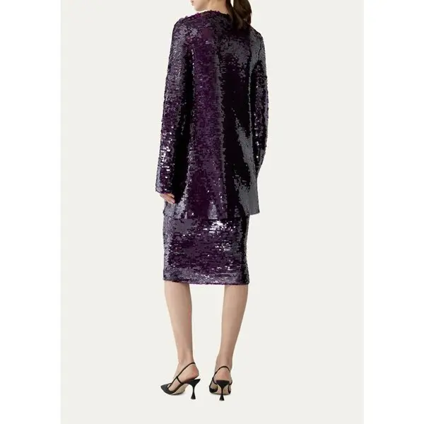 Carolina Herrera Sequin Embellished Long Cardigan