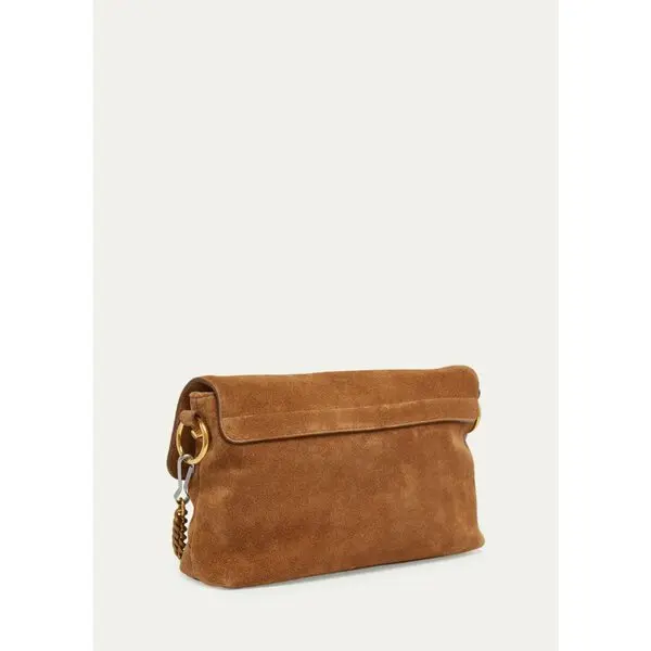 Balenciaga Le City Suede Clutch Bag