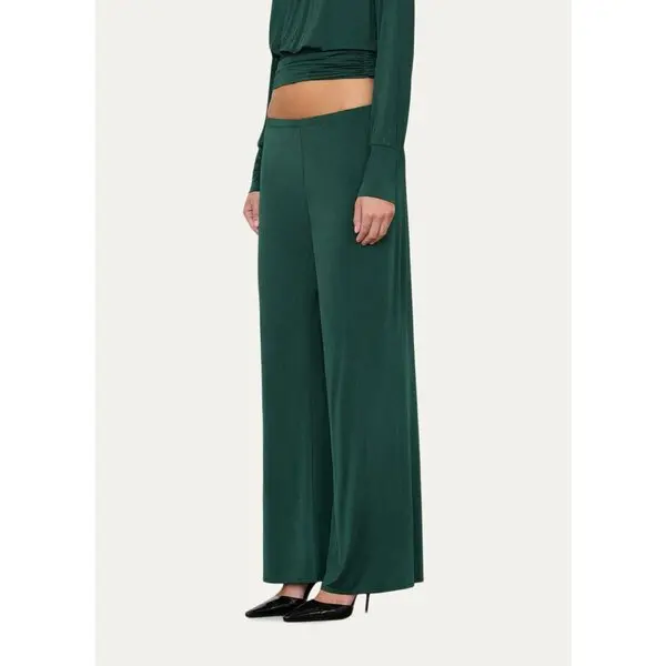 Eterne Rue Liquid Jersey Wide-leg Pants
