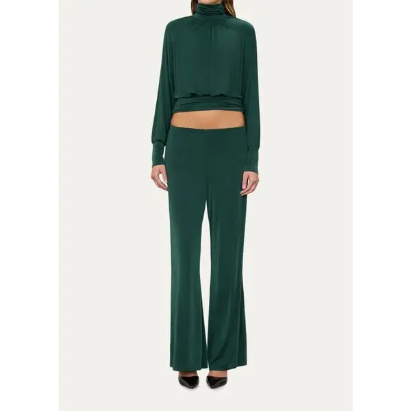 Eterne Rue Liquid Jersey Wide-leg Pants