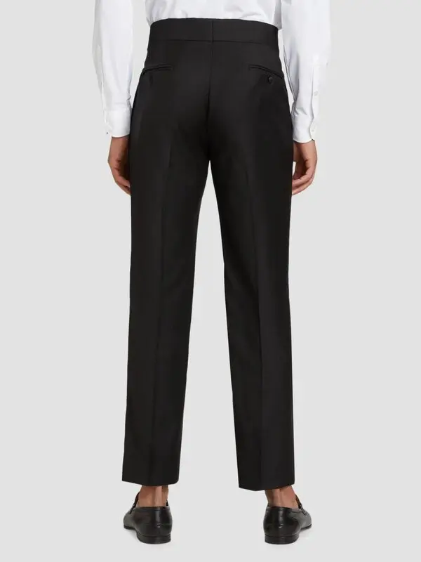 Emporio Armani Wool Tuxedo Pants