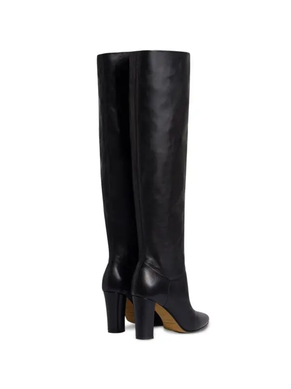 Alberta Ferretti Faux Leather Boots, Heeled Boot By