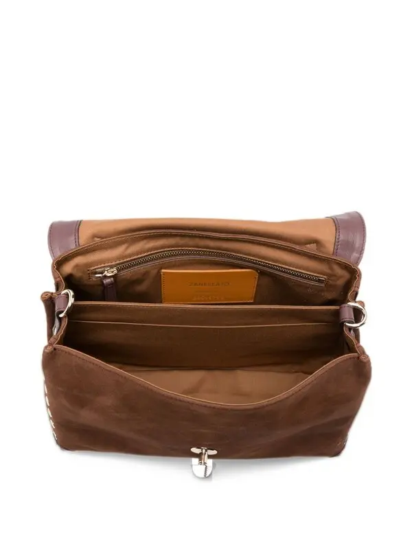 ZANELLATO Postina Zashmere Small Leather Handbag By - Brown