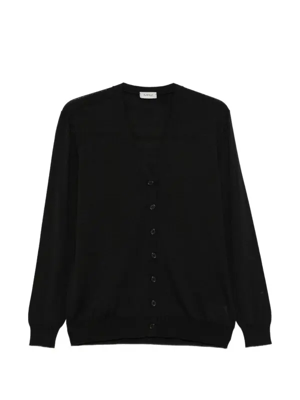 MRZ Wool Cardigan By - Black