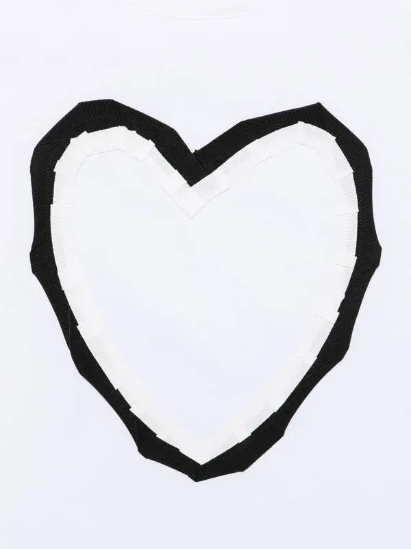 ALESSANDRO ENRIQUEZ Printed T-shirt With Heart Mot