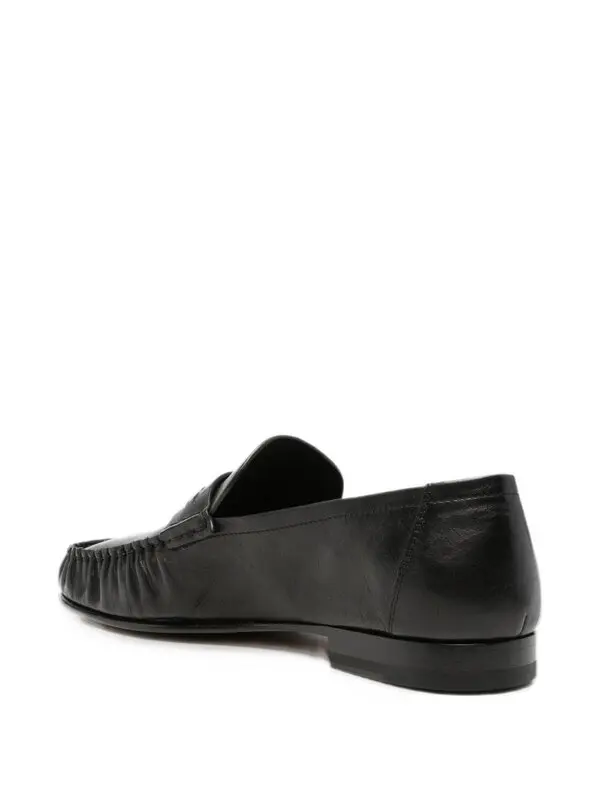THE ROW Theo Leather Loafers
