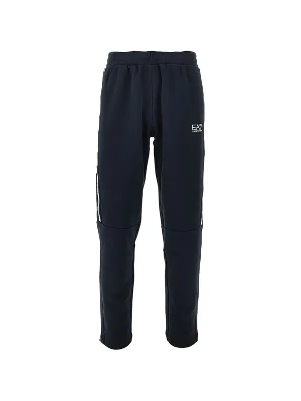 EA7 Cotton Blend Sweatpants - Blue