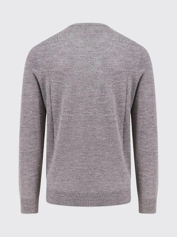 Polo Ralph Lauren Crewneck Jumper In Pure Wool With Embroidered Pony Logo - Grey