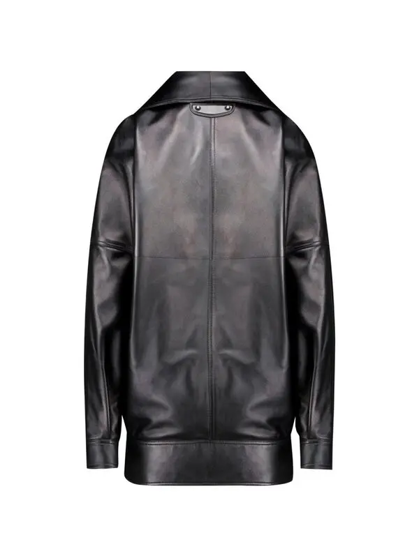 Balenciaga Leather Bomber Jacket