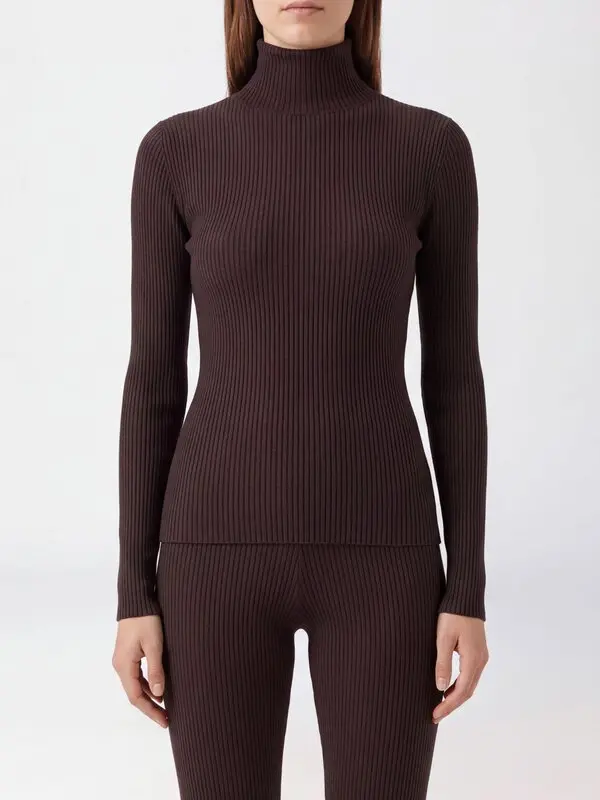 Wolford Ribbed Pure Virgin Wool Slim Fit Turtleneck Jumper