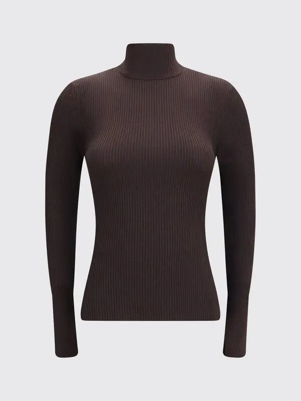 Wolford Ribbed Pure Virgin Wool Slim Fit Turtleneck Jumper