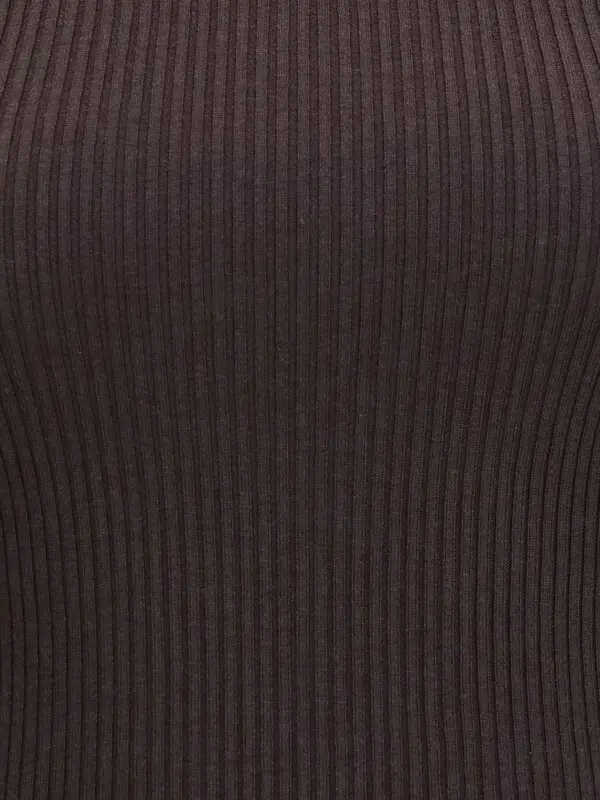 Wolford Ribbed Pure Virgin Wool Slim Fit Turtleneck Jumper