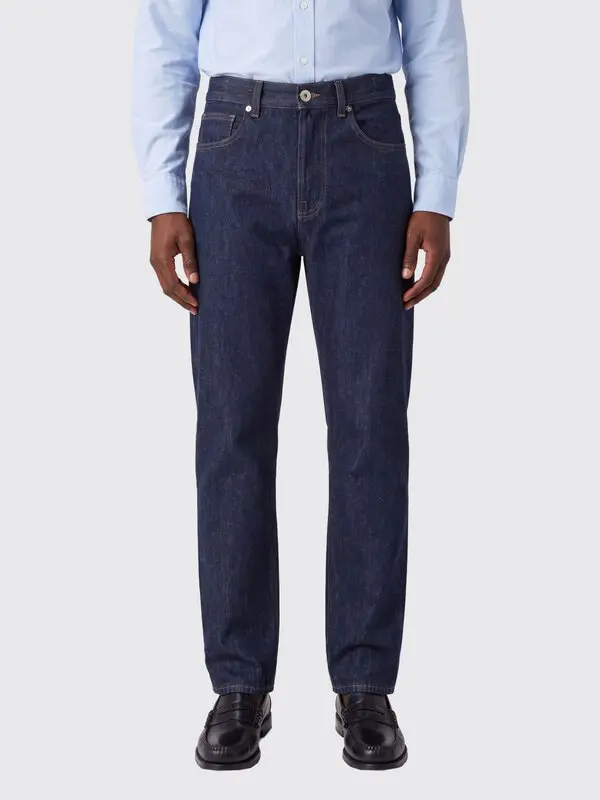 Eleventy Mid-rise 5-pocket Straight Jeans In A Premium Silk-cotton Denim