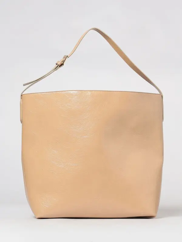 THEMOIRE Zoe Vegan Leather Shoulder Bag With Removable Pouch