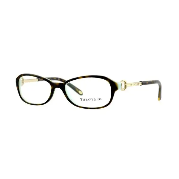 Tiffany & Co. Mini Havana Gold Eyeglasses With Clear Demo Lens
