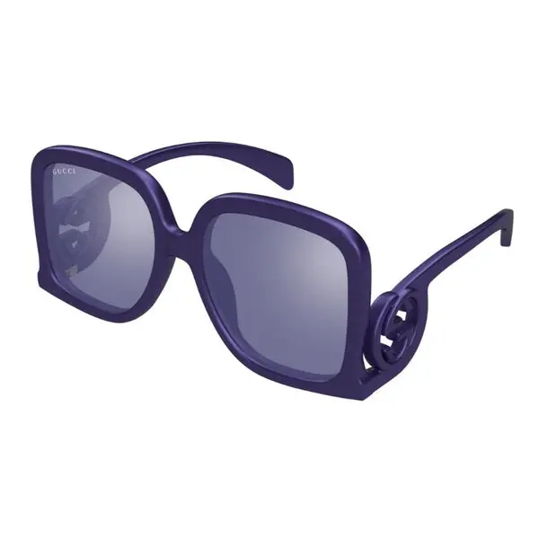 Gucci Gg Mini Sunglasses With Silver Mirror