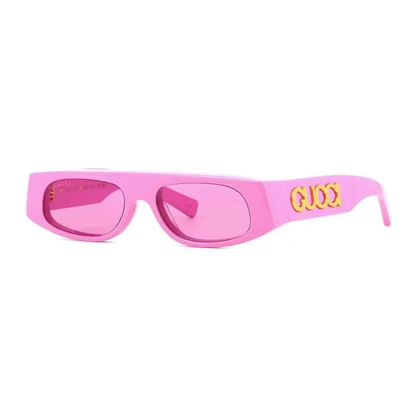 Gucci Rectangular Logo Sunglasses - Pink