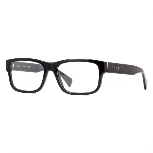 Gucci Rectangular Eyeglasses With Clear Demo Lenses