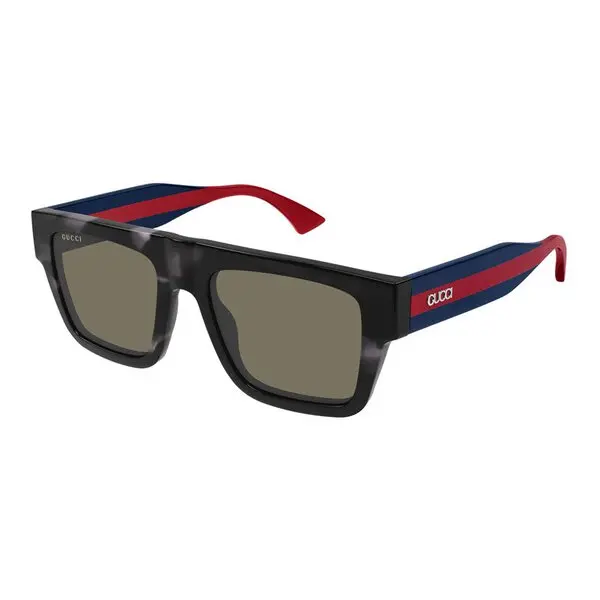 Gucci Gg1868s Sunglasses - Havana/blue/red
