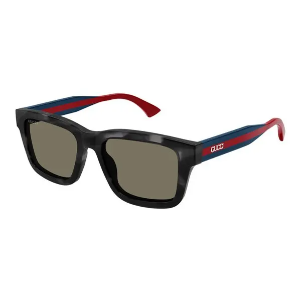 Gucci Gg1869s Mini Sunglasses - Grey Havana/blue