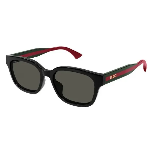 Gucci Sleek Oversized Sunglasses With Iconic Gg Detail - Black