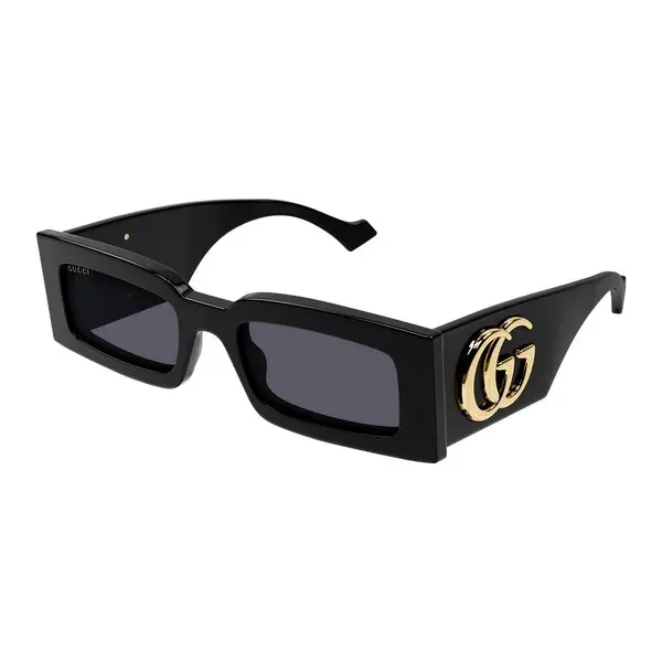 Gucci Rectangular Cat-eye Sunglasses - Black