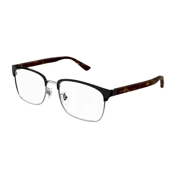 Gucci Clear Demo Lens Eyeglasses - Black