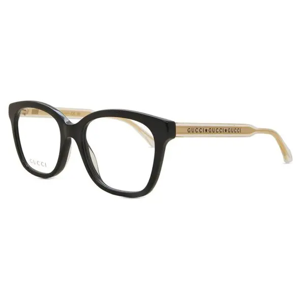 Gucci Clear Demo Lens Eyeglasses - Black