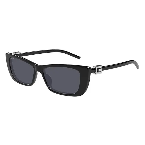 Gucci Acetate Rectangular Sunglasses With Logo Detail