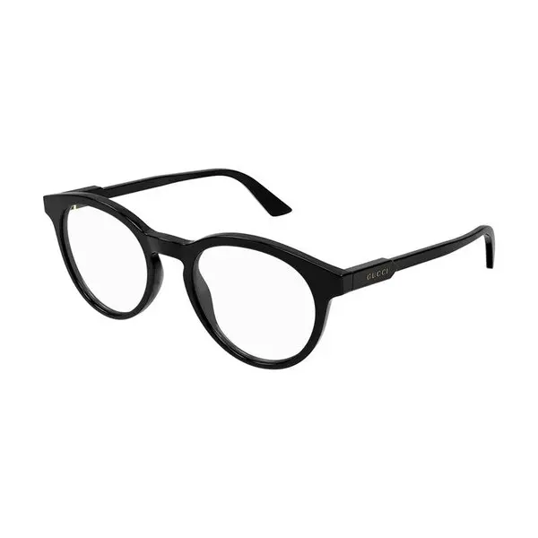 Gucci Round Eyeglass Frames - Black