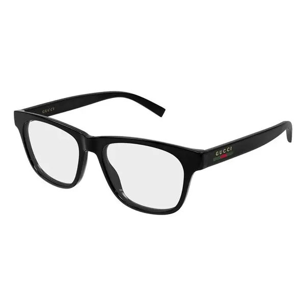 Gucci Square Eyeglasses With Clear Demo Lenses