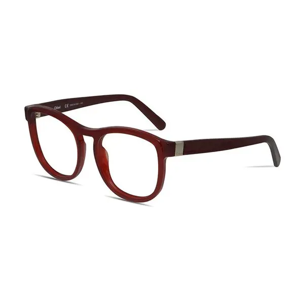 Chloé Mini Square Eyeglasses With Clear Demo Lens