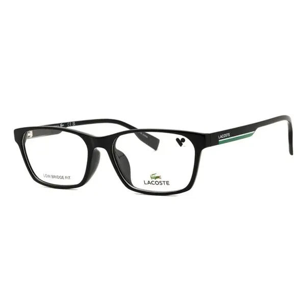 Lacoste Modern Oval Eyeglass Frames With Clear Demo Lenses For