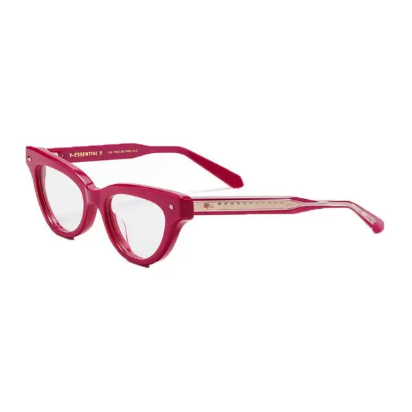 Valentino Garavani V-essential Ii Eyeglasses With Clear Demo Lens