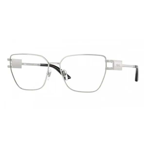 Versace Ve1301 Mini Clear Demo Lens Eyeglasses - Silver