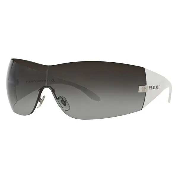 Versace Versatile Mini Aviator Sunglasses With -tone Frame - Silver