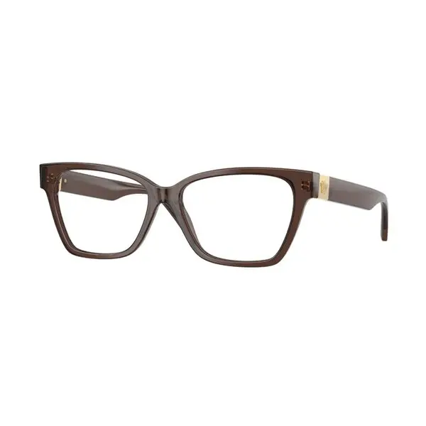 Versace Ve3382 Clear Demo Lenses Eyeglasses - Transparent Brown