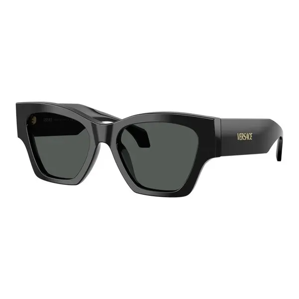 Versace Versatile Mini Sunglasses With Dark Tinted Lenses - Black