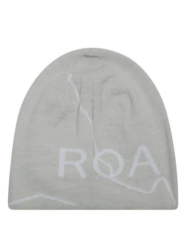 ROA Logo Wool Beanie - Bianco