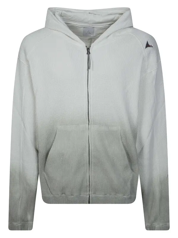ROA Organic Waffle Zip-up Hoodie