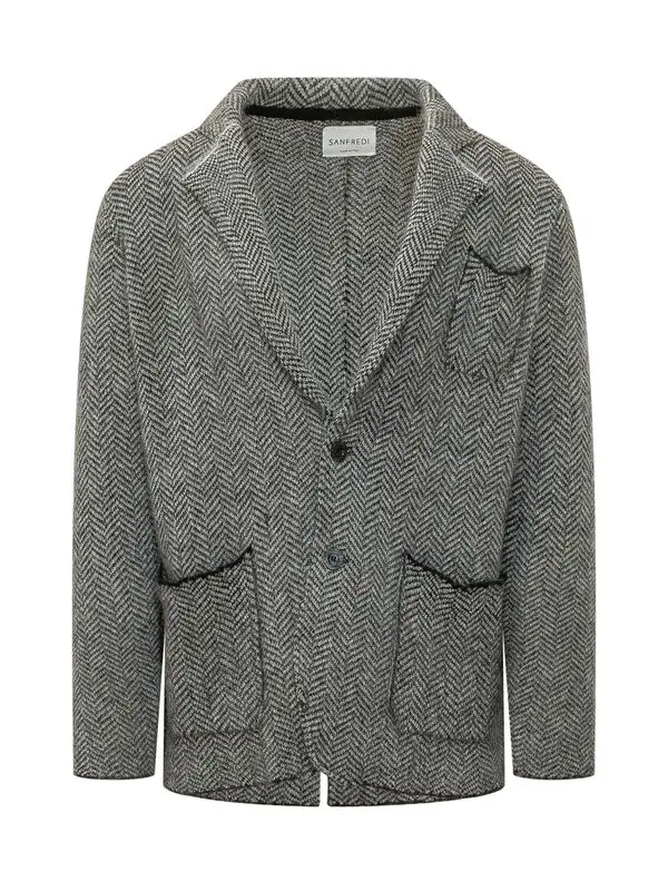 SANFREDI Perla Nero Mini Jacket For
