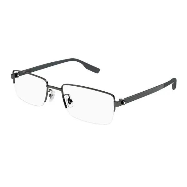 Montblanc Eyeglass Frame With Clear Demo Lens - Grey
