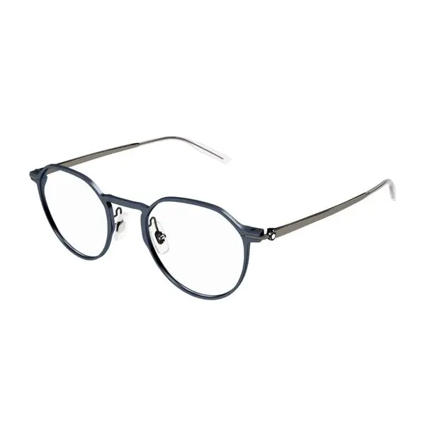 Montblanc Mb0233o Minimalist Eyeglasses - Blue
