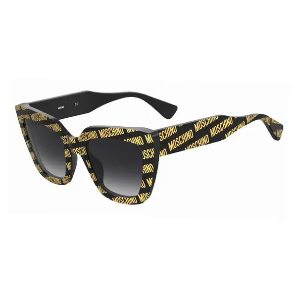 Moschino Pattern Sunglasses With Gradient Lens