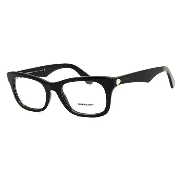 Burberry Clear Demo Lens Eyeglasses - Black