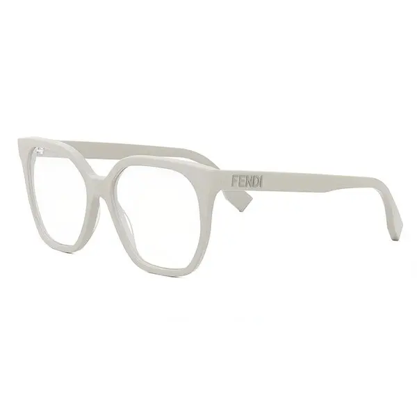 Fendi Cat-eye Eyeglasses With Demo Lenses - Bone