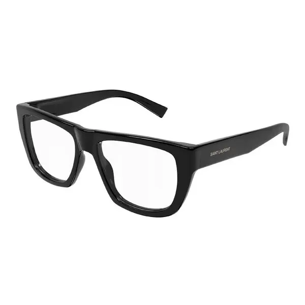 Saint Laurent Sl714 Eyeglasses With Clear Demo Lenses - Black