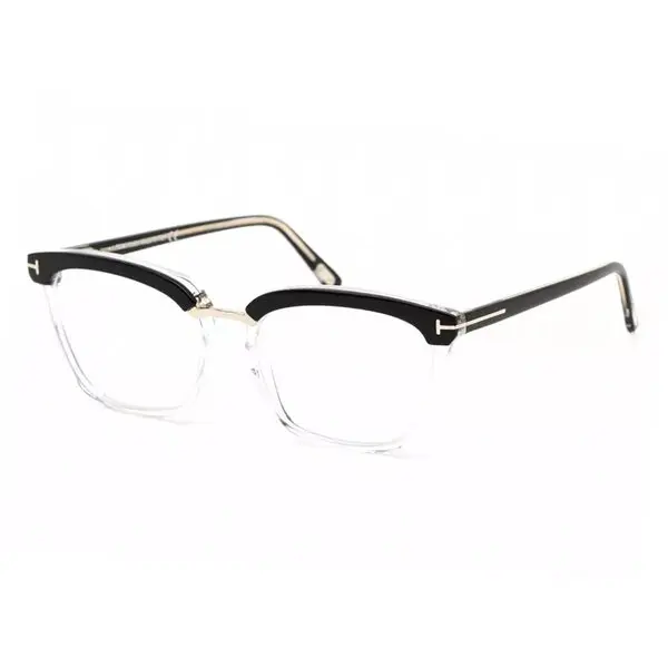 TOM FORD Ft5550-b Eyeglasses Clear Demo Lenses, Mini Style
